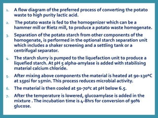 Bioconversion of starch | PPTX