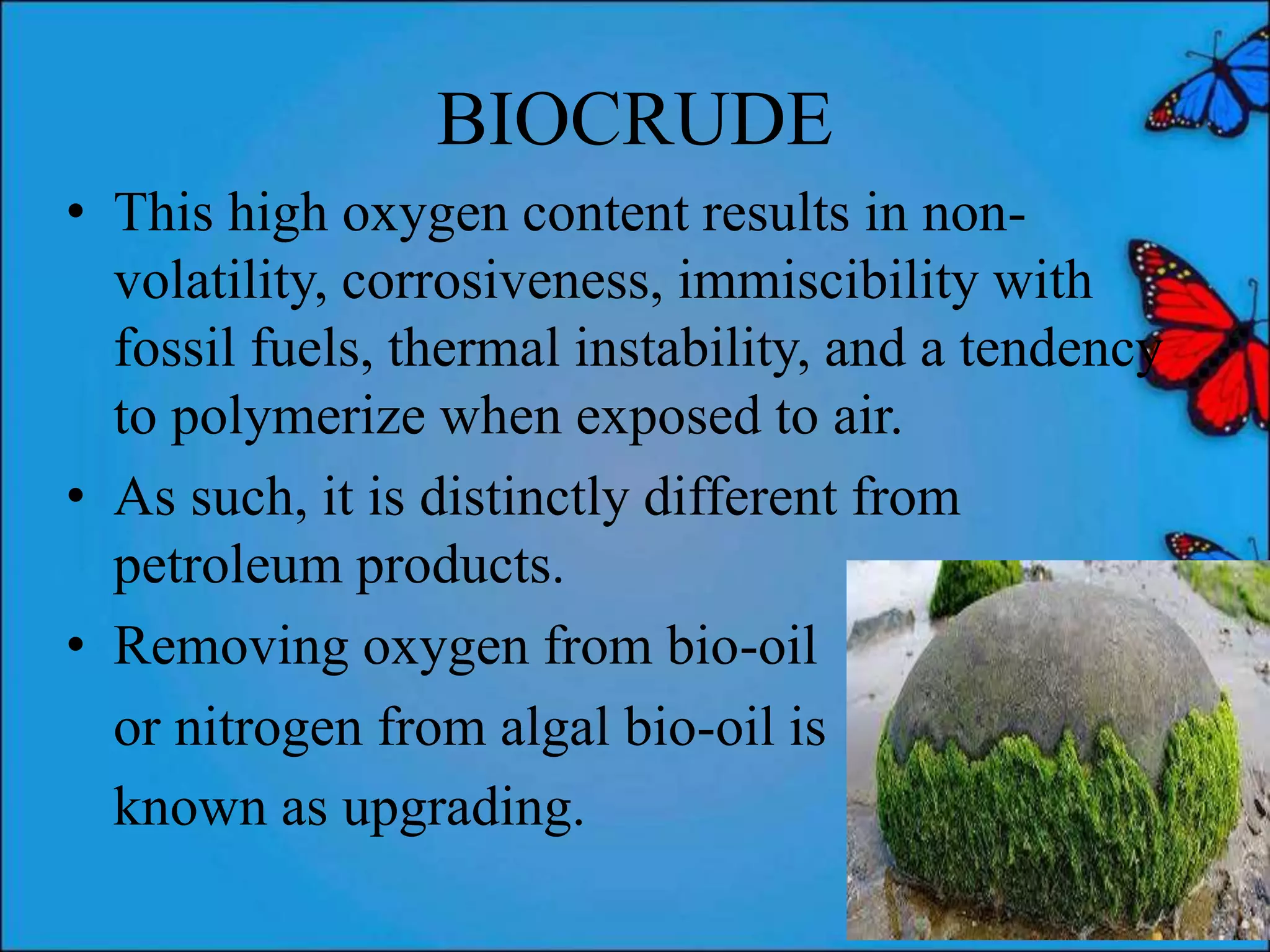 Biocrude and gasification | PPT
