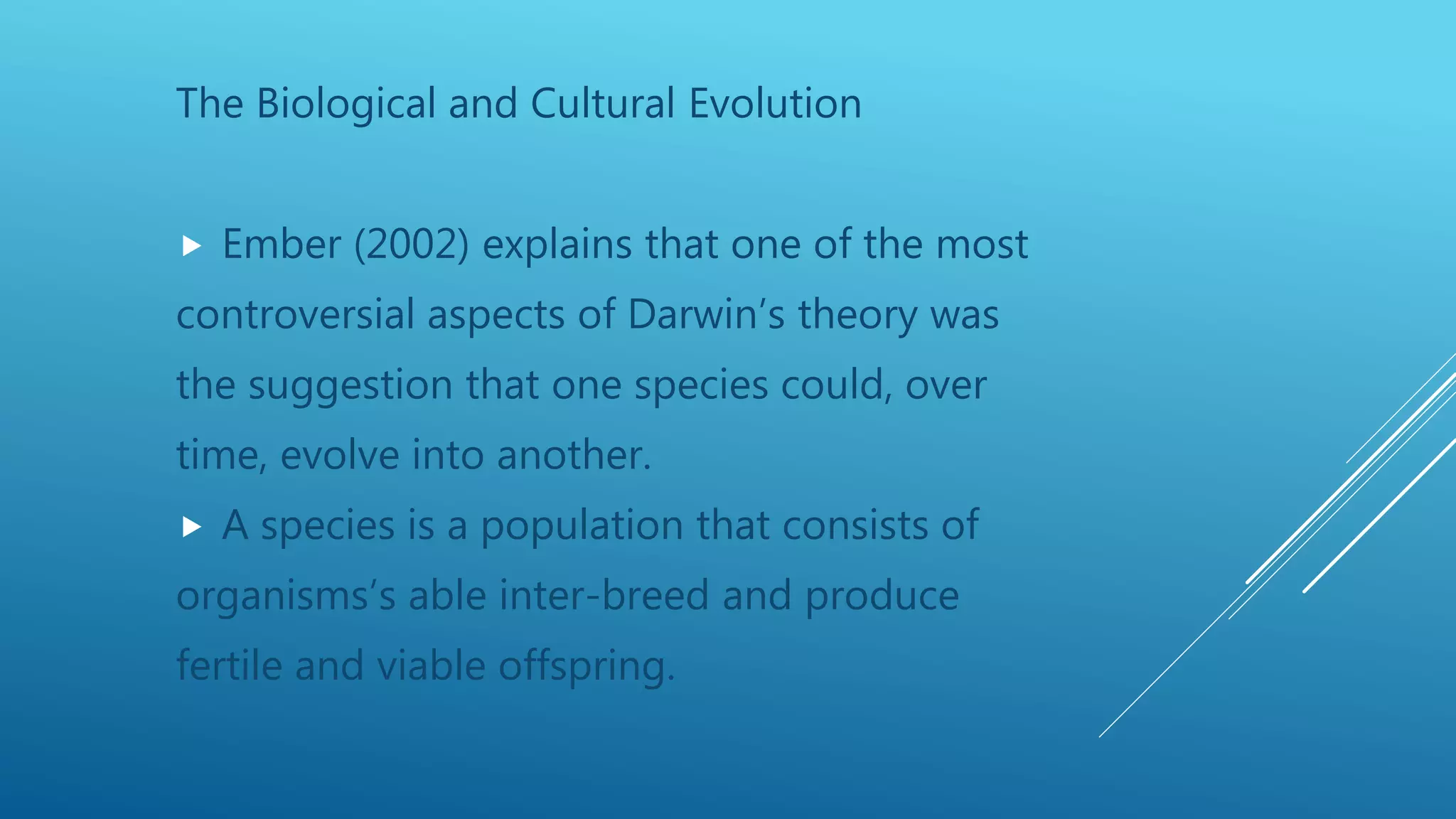 Biocultural Evolution | PPTX
