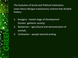 Bio cultural and social evolution lesson plan presentation | PPTX