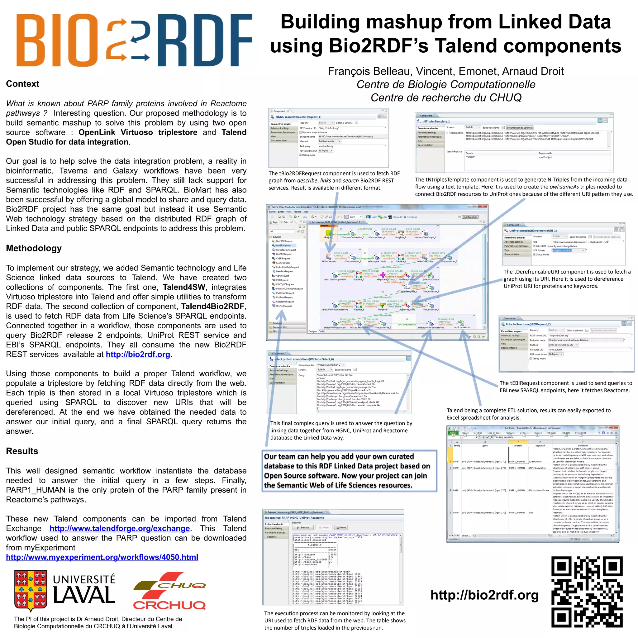 Bio2RDF poster for Biocurator 2014 conference | PDF