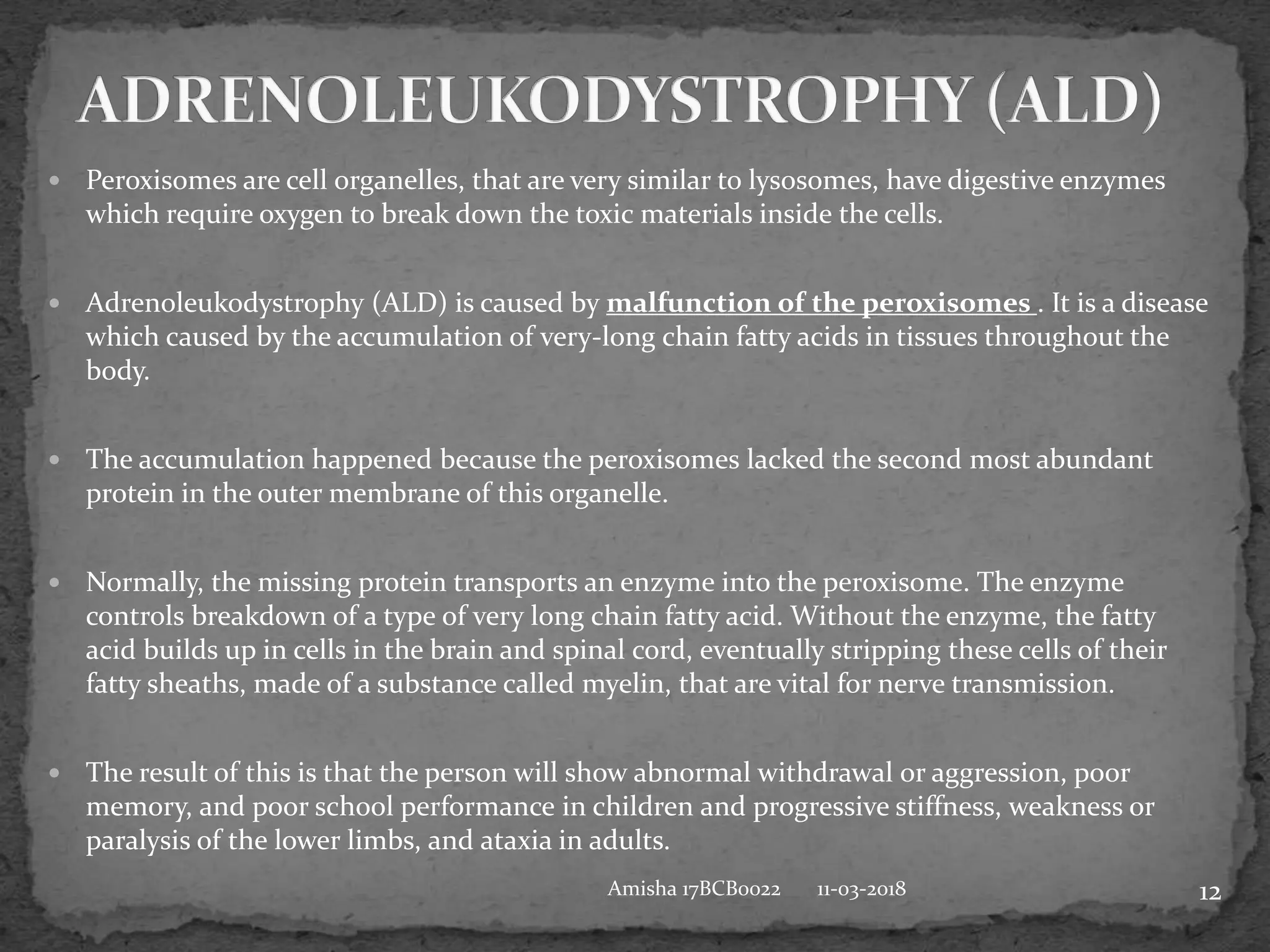 Diseases Due to Defective Cell Organelles | PPTX