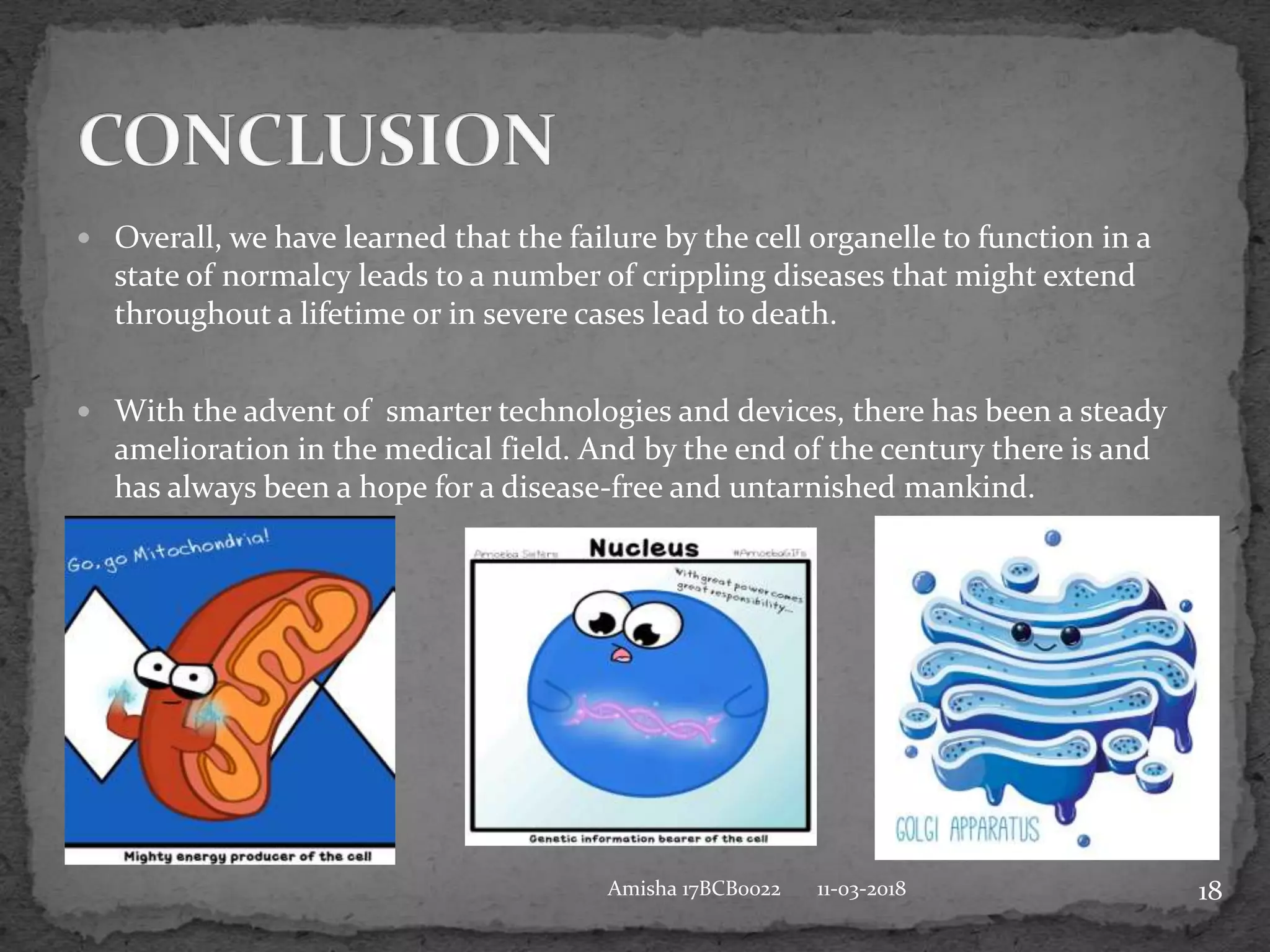 Diseases Due to Defective Cell Organelles | PPTX