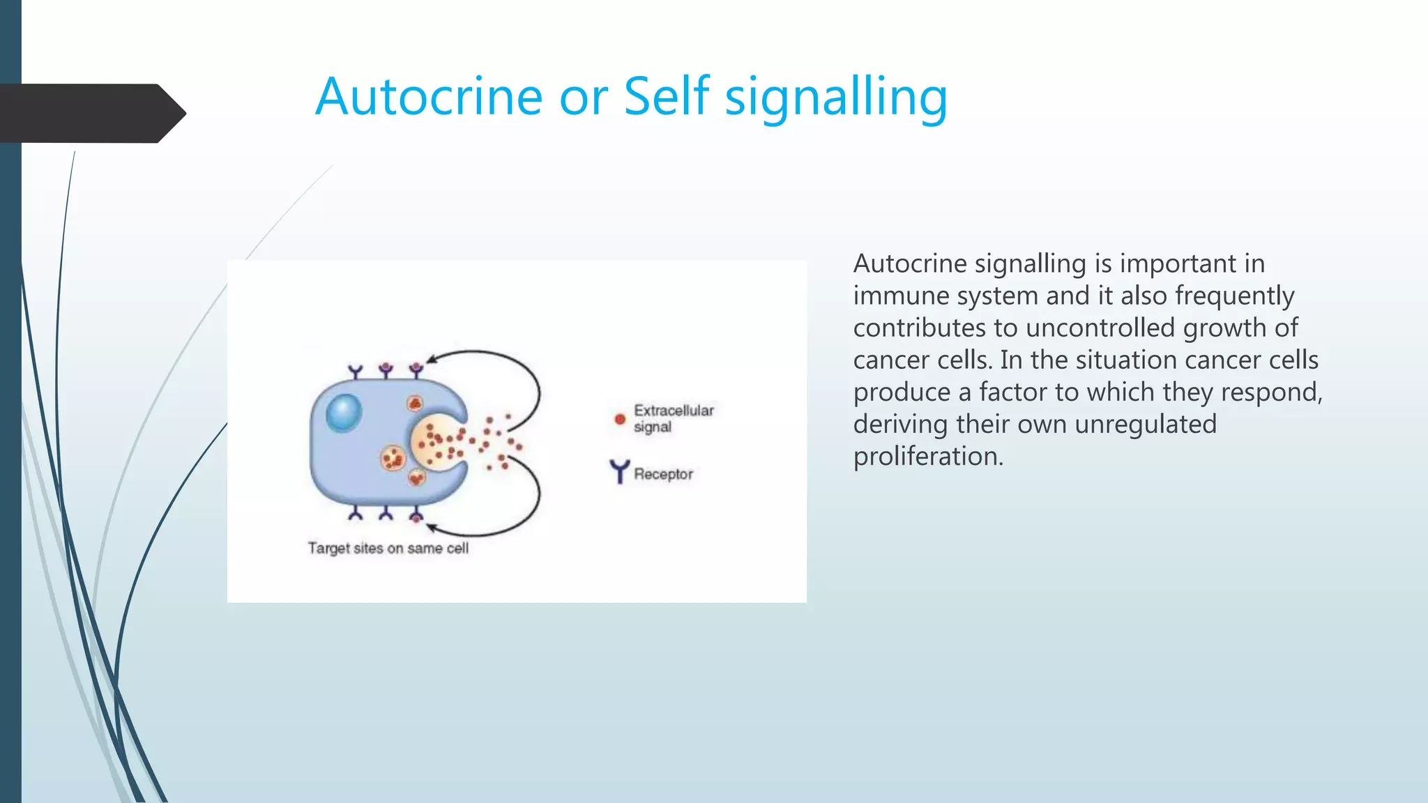 Introduction to cell signalling | PPTX
