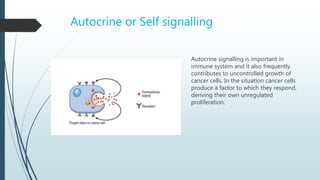 Introduction to cell signalling | PPTX