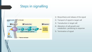 Introduction to cell signalling | PPTX