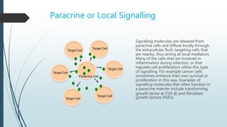 Introduction to cell signalling | PPTX