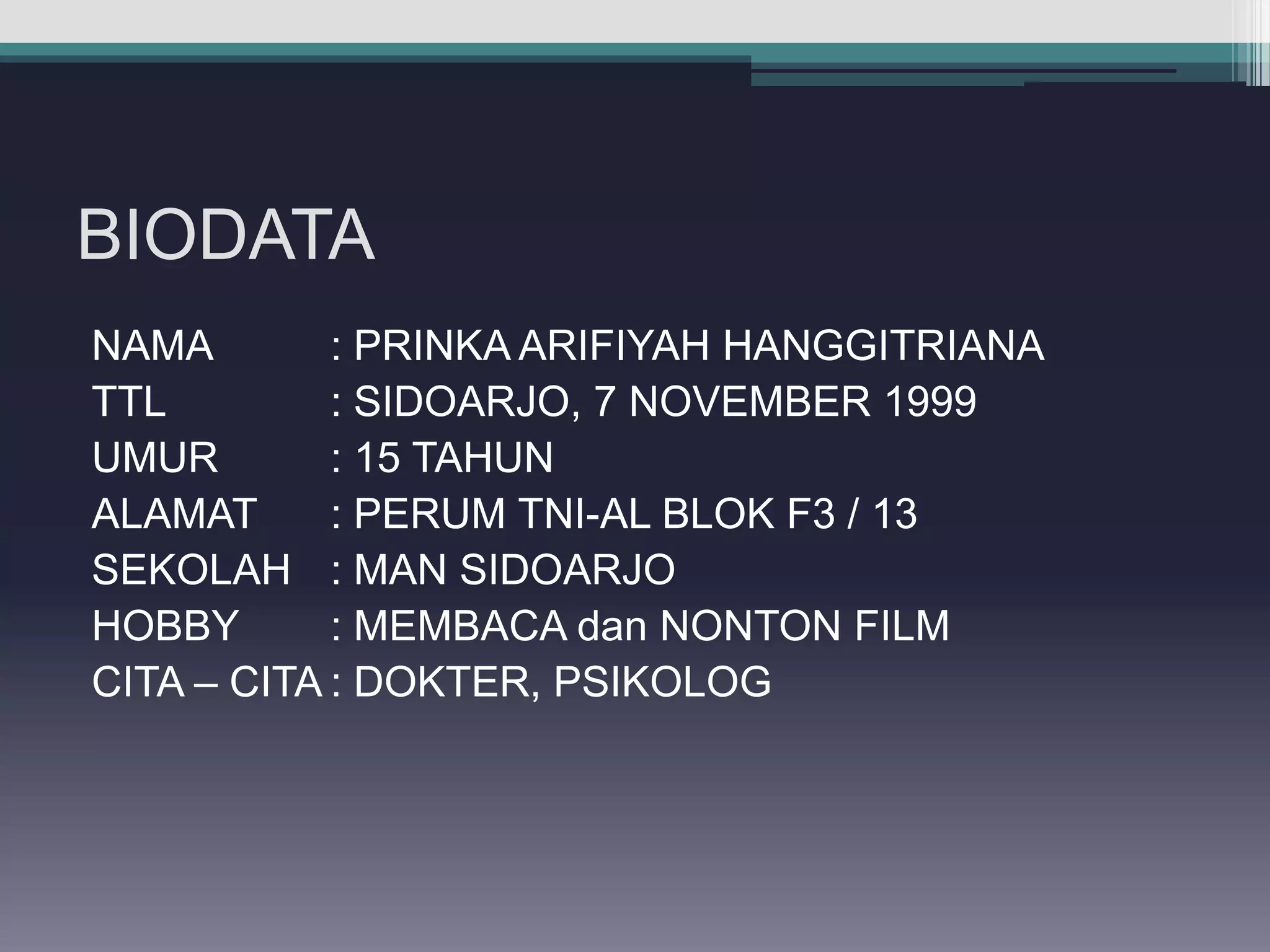 Biodata | PPTX