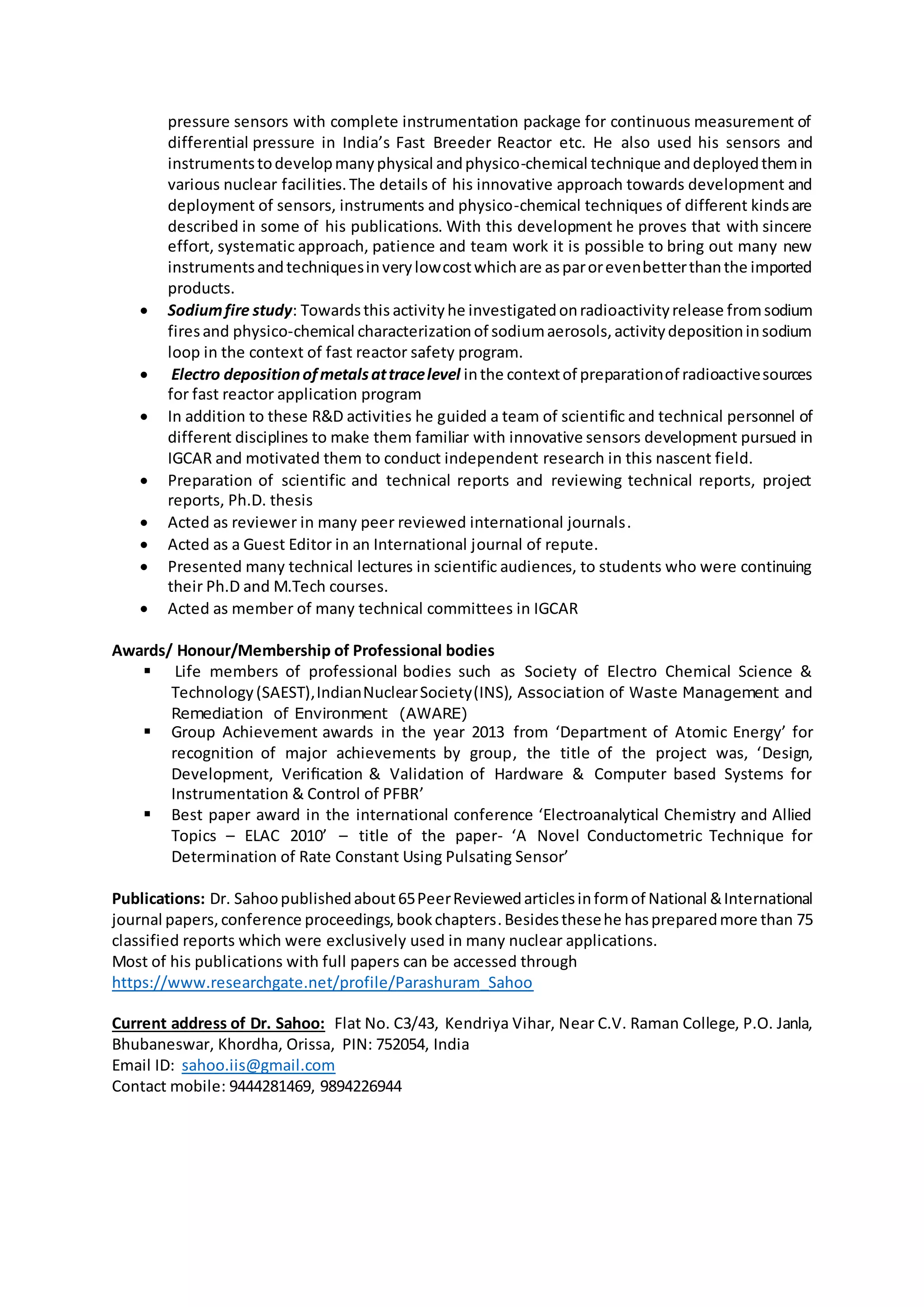 Biodata sahoo | DOCX