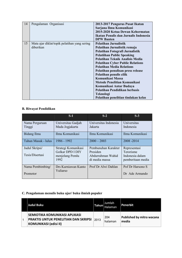 CV INDIWAN SETO WAHJUWIBOWO | PDF