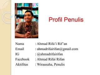 Biodata Ahmad Rifai Rifan.pptx