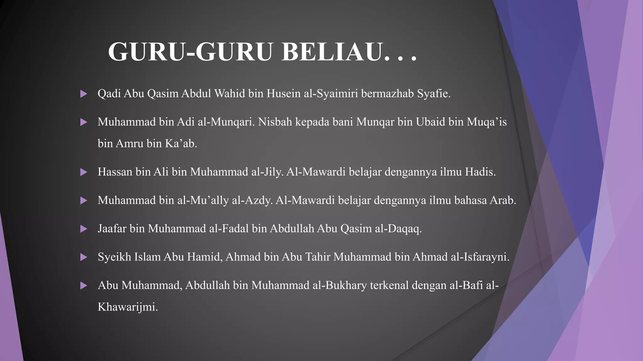 Biodata al mawardi | PPT