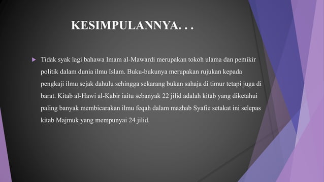 Biodata al mawardi | PPT