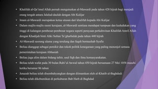 Biodata al mawardi | PPT