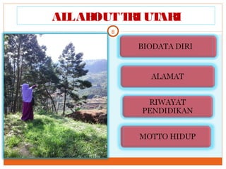 Biodata diri Tri Utari | PPT