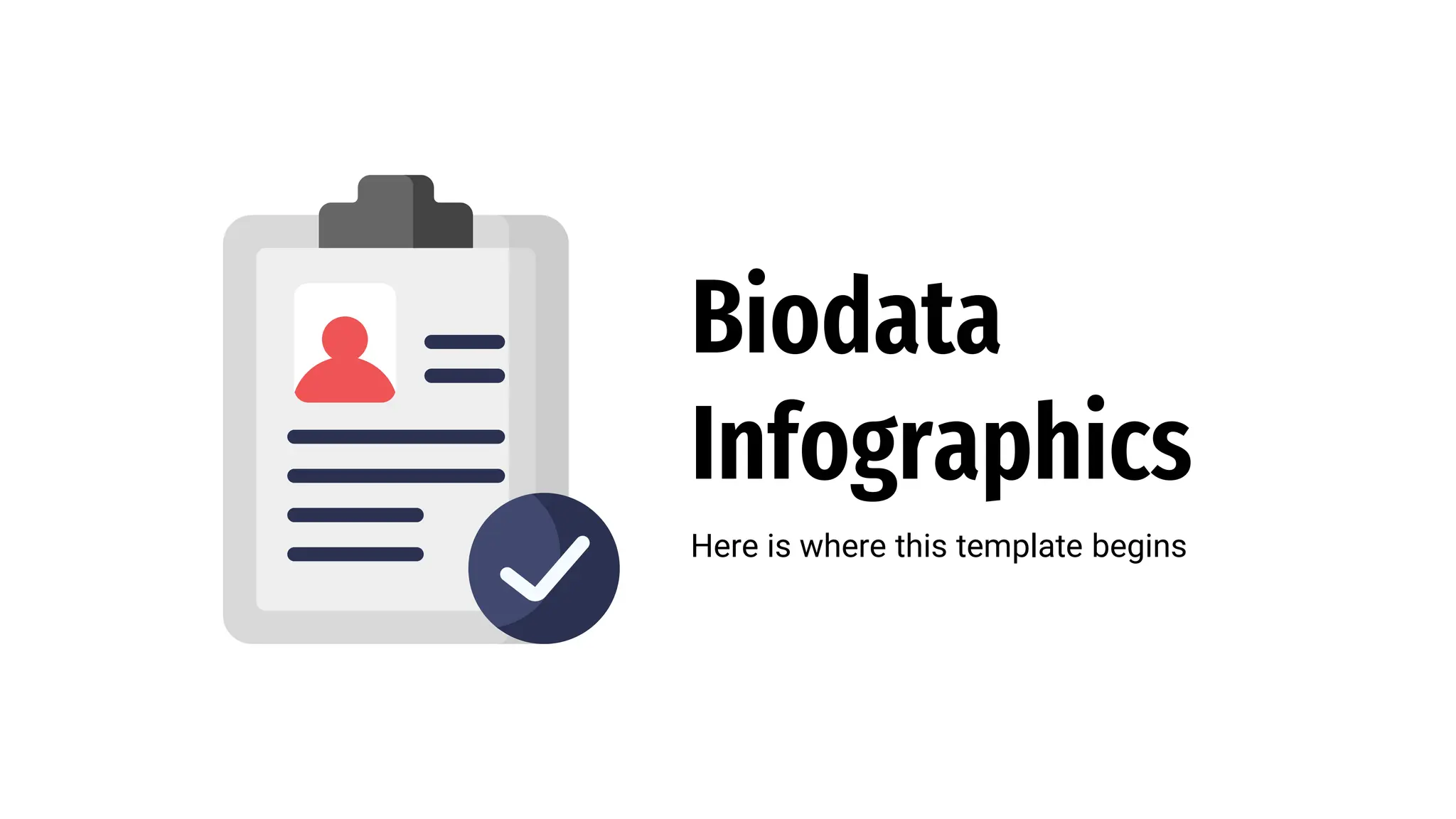 Templates Biodata Infographics excel .pptx
