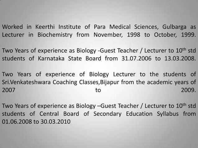 Biodata in powerpoint | PPTX