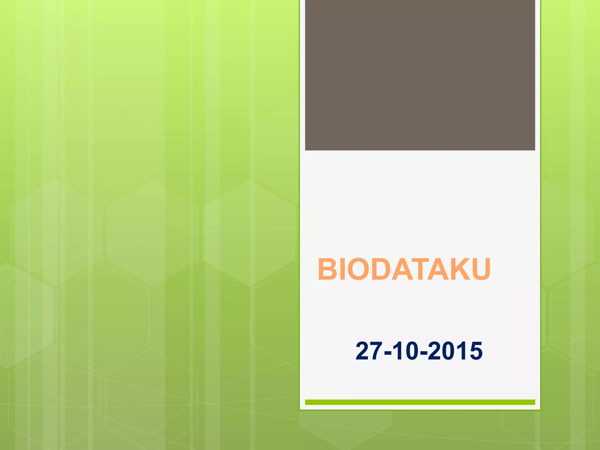 Biodataku ppt | PPTX