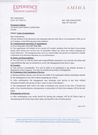 Bio data of asaduzzaman | PDF