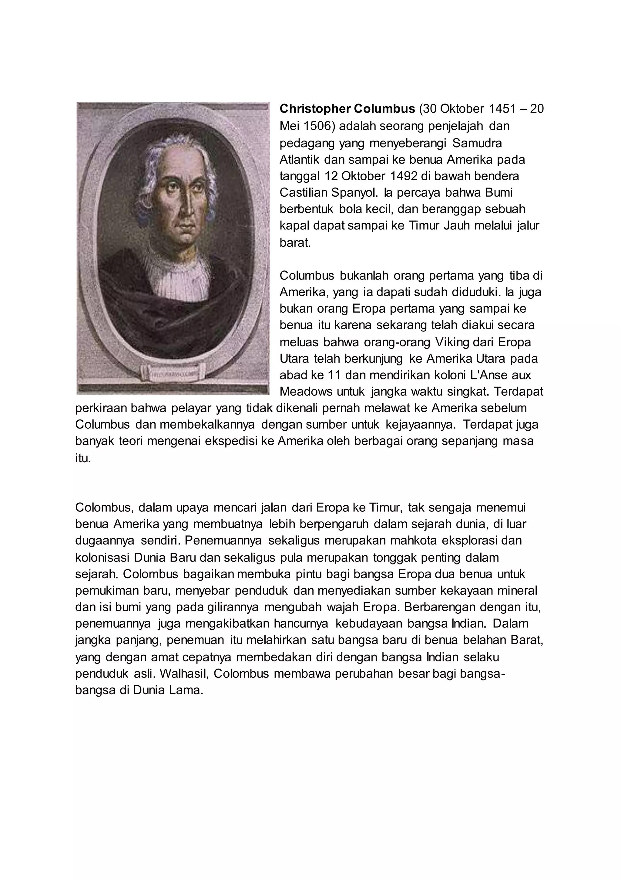 Biodata penjelajah dunia | DOC