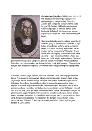 Biodata penjelajah dunia | PDF