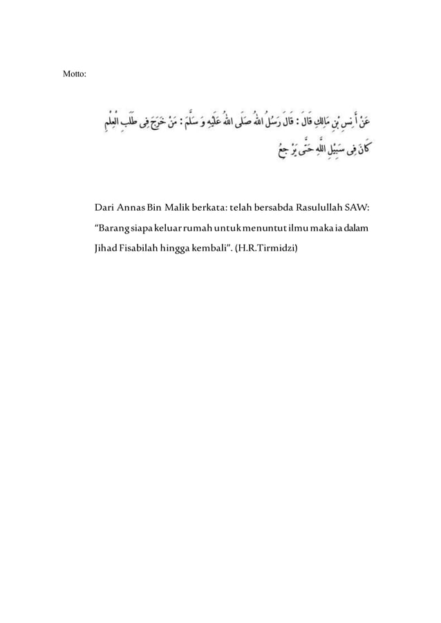 CONTOH BIODATA PENULIS DAN MOTTO DALAM SKRIPSI | DOCX