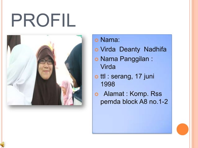 Biodata praktek tik | PPTX