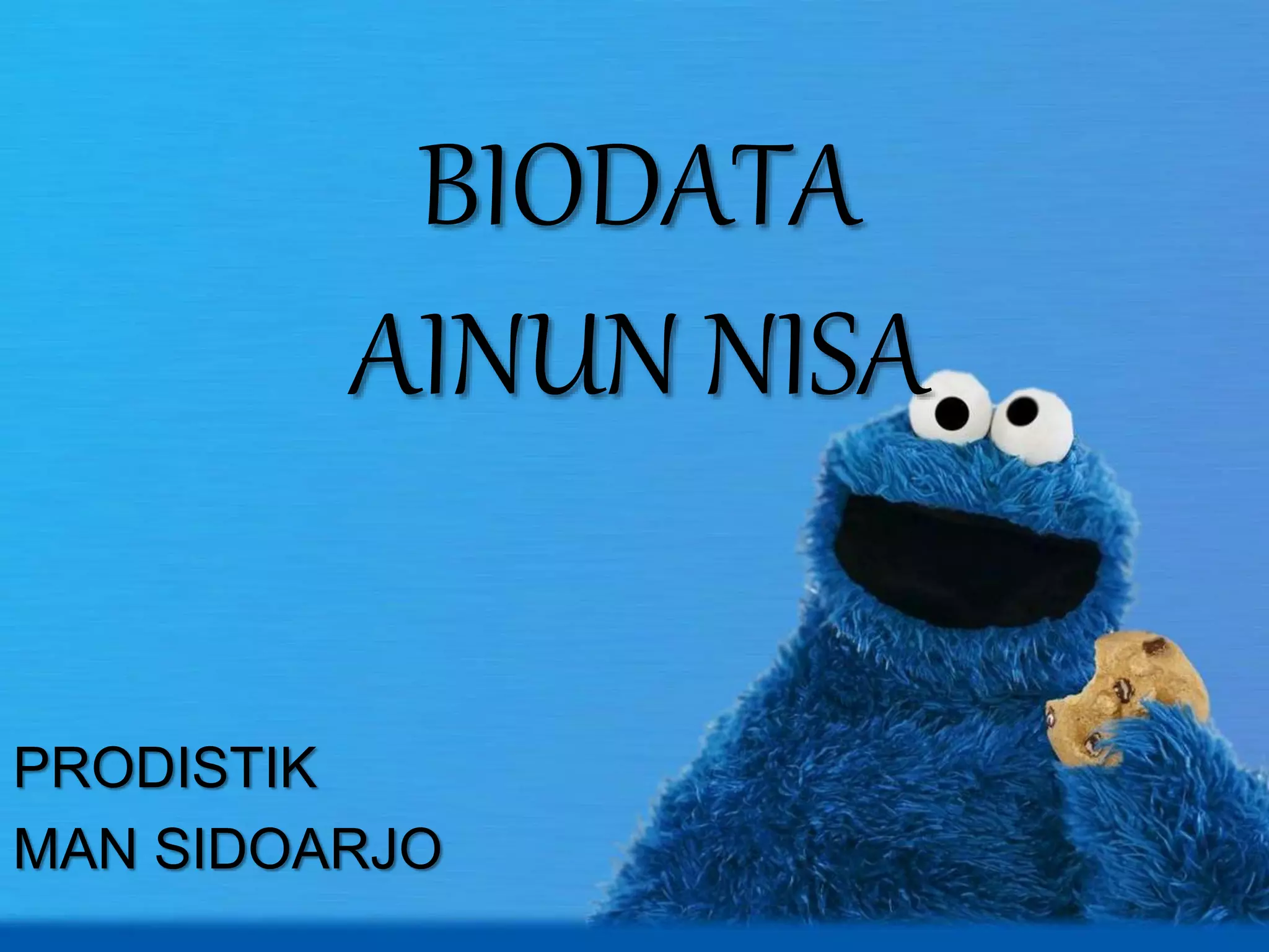 Biodata prodistik | PPT