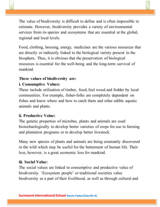 Biodaversity | DOCX
