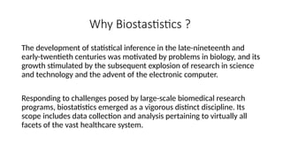 Introduction to biostatistics_day_1 (1).pptx | Free Download