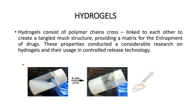 Biodegradable polymers for controlled release & Hydrogel classification ...