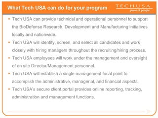 Bio Defense Support Services | PPT