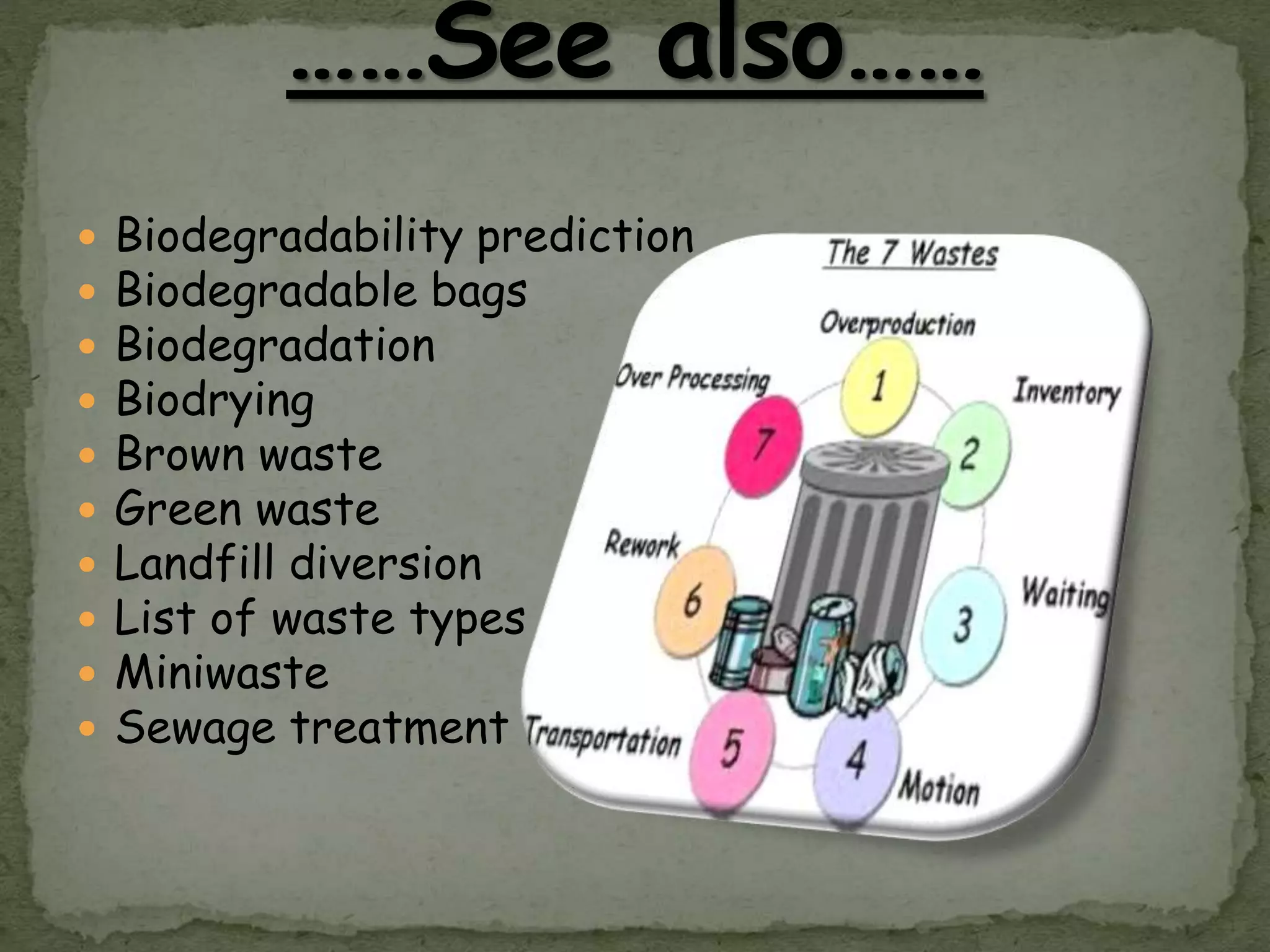 Biodegradable and non biodegradable waste and their management project ...