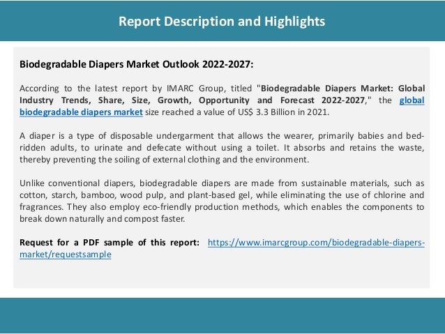 Biodegradable Diapers Market Price Trends, Size, Share, Analysis and Forecast 2027 | PPT