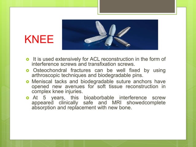 Biodegradable implants | PPTX