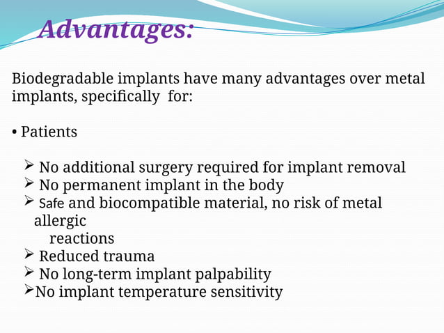 BIODEGRADABLE IMPLANTS & MATERIALS new.pptx