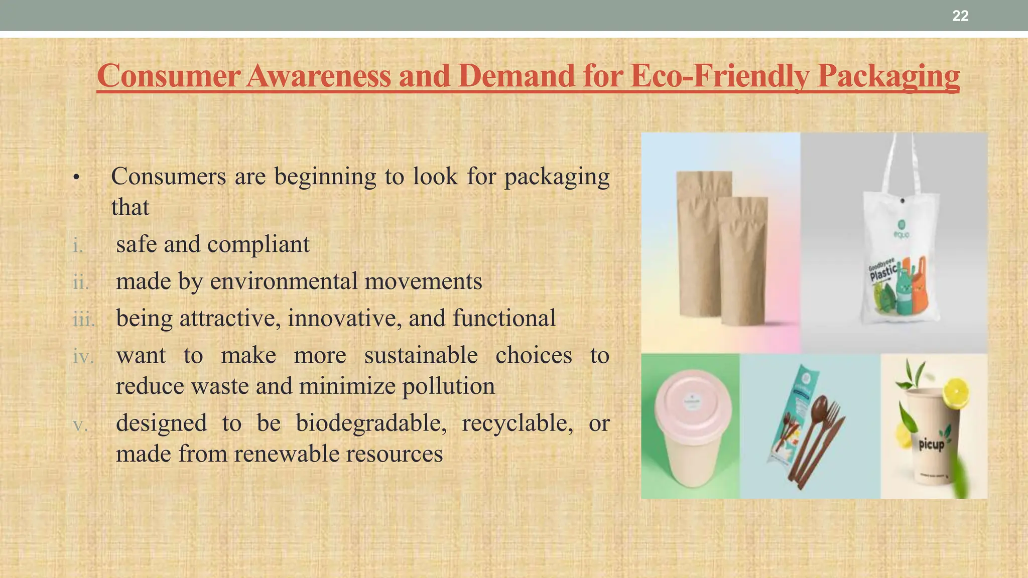 Biodegradable Packaging of food | PPTX