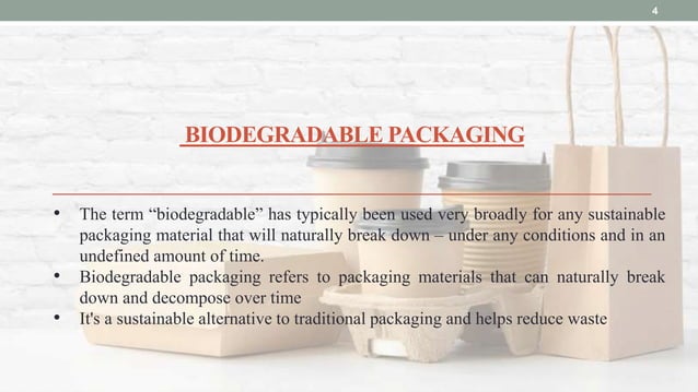 Biodegradable Packaging of food | PPTX | Environmental Services ...