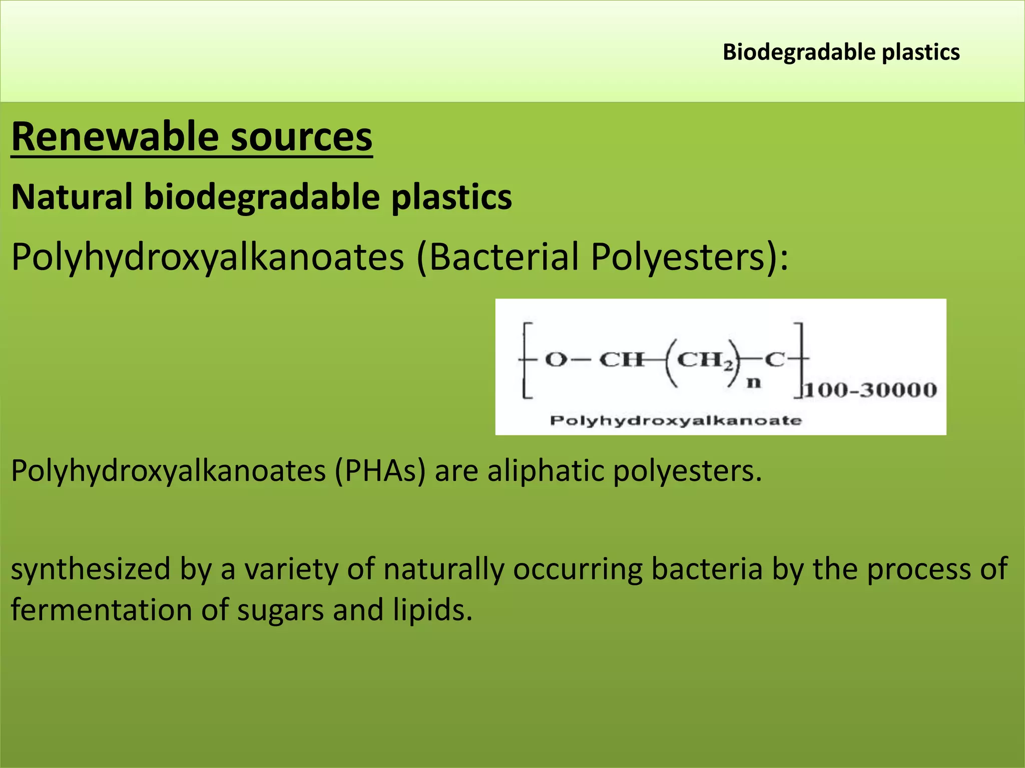 Biodegradable plastic plant biotech. | PPTX