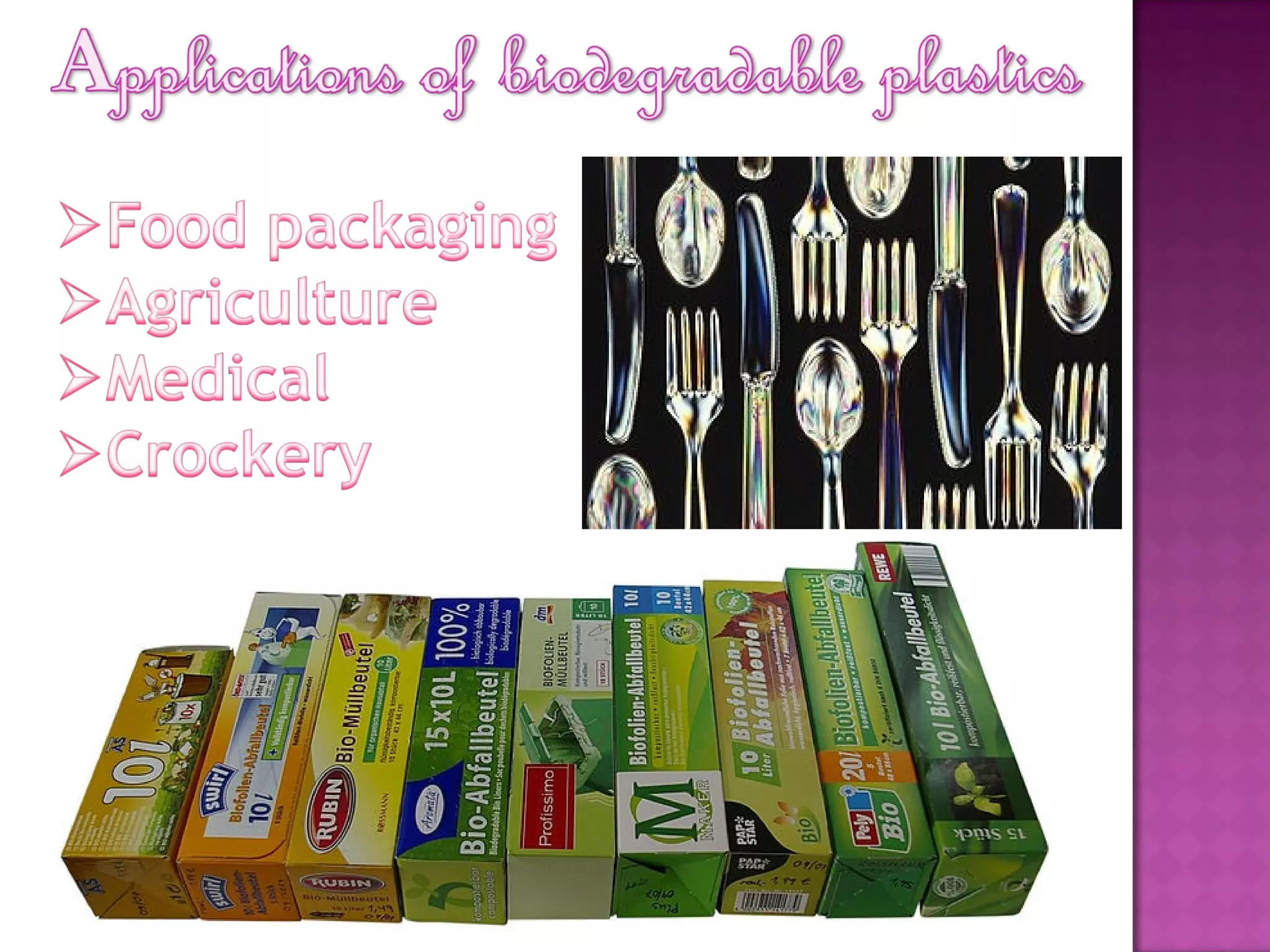 Biodegradable plastics | PPT