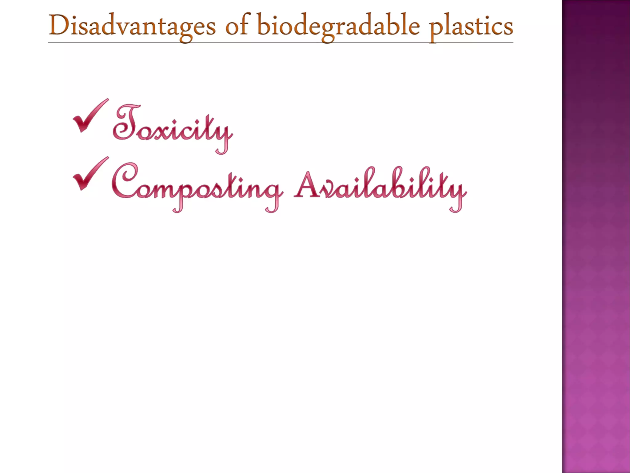 Biodegradable plastics | PPT