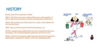 Biodegradable plastics | PPTX