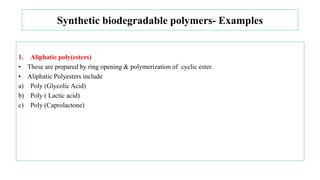Biodegradable plastics | PPT