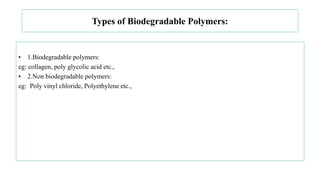 Biodegradable plastics | PPT