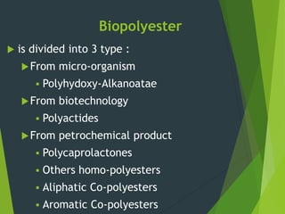 Biodegradable polymer | PPTX