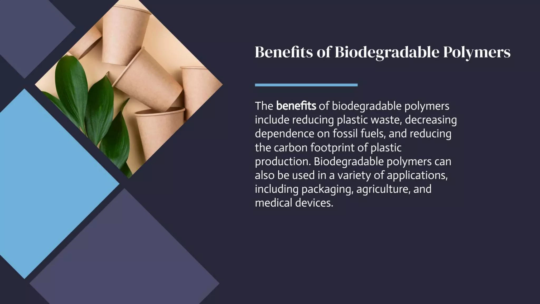 The crucial role of biodegradable polymer | PPT