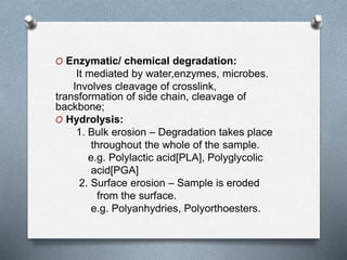 Biodegradable polymers | PPTX