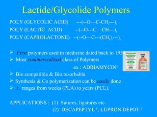 Biodegradable polymers | PPT