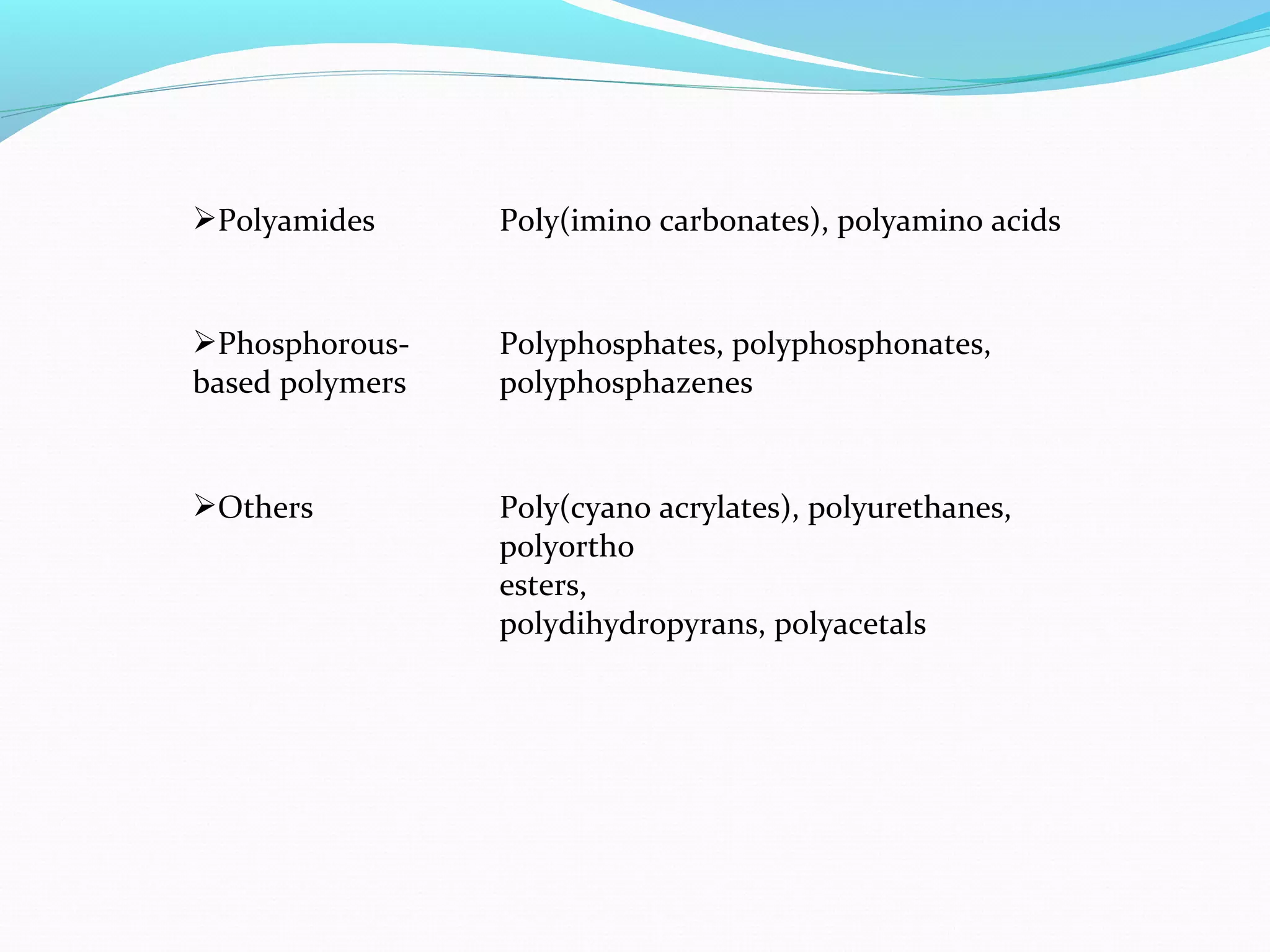 Biodegradable Polymers | PPT