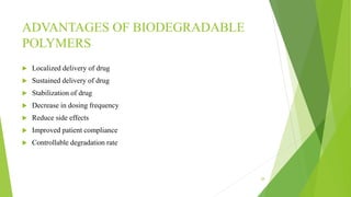 Biodegradable Polymers Examples